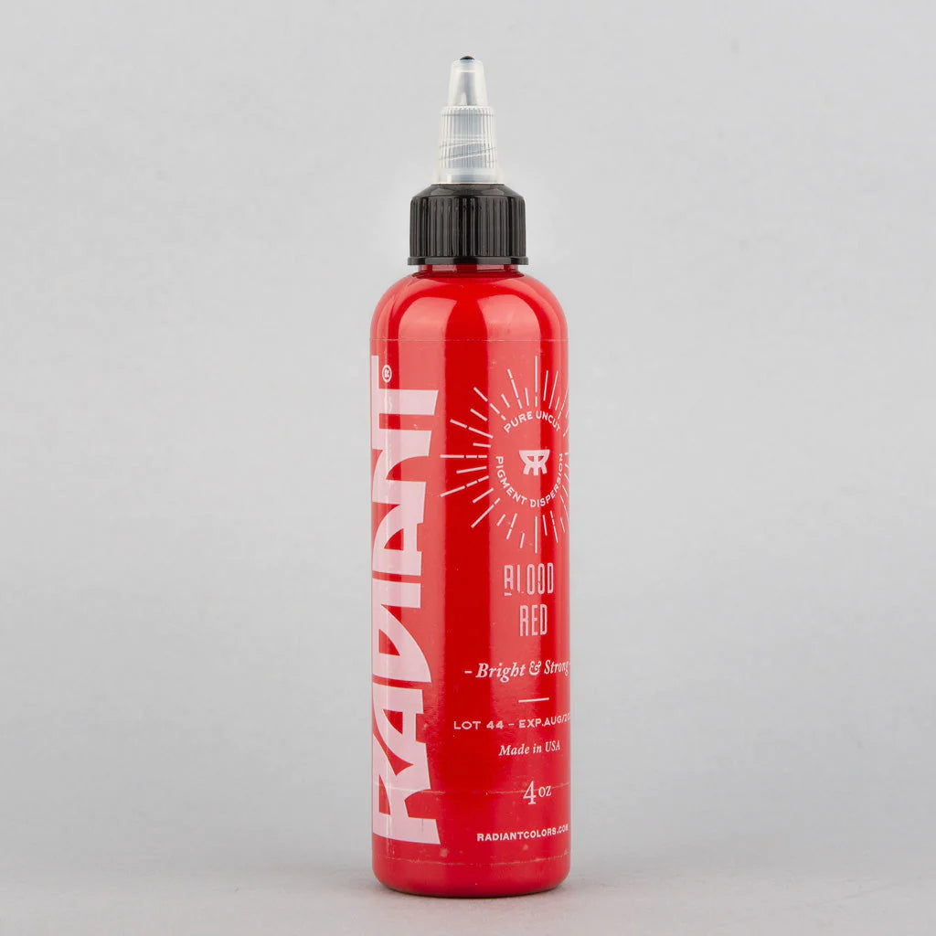 Radiant Ink - Blood Red 1oz – Miamitattoosupplies.com