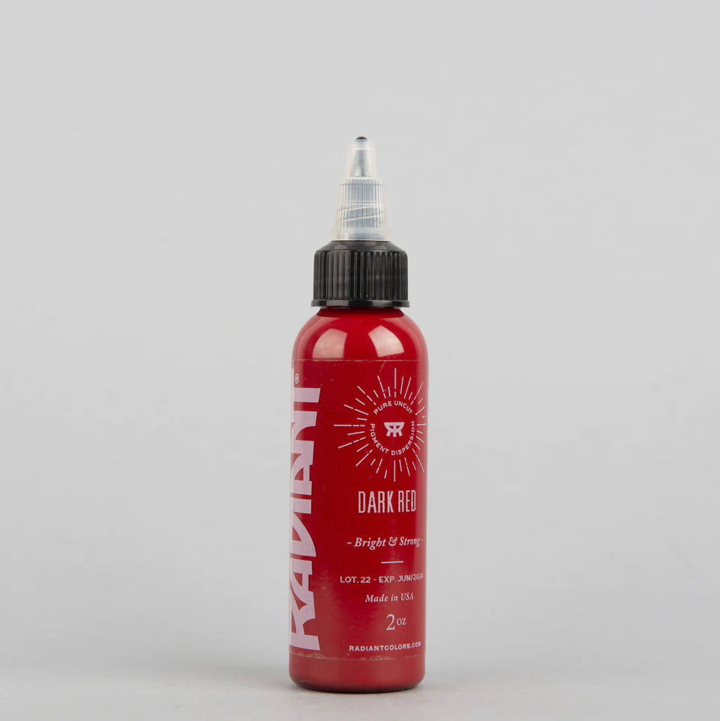 Radiant Ink - Dark Red 1oz – Miamitattoosupplies.com